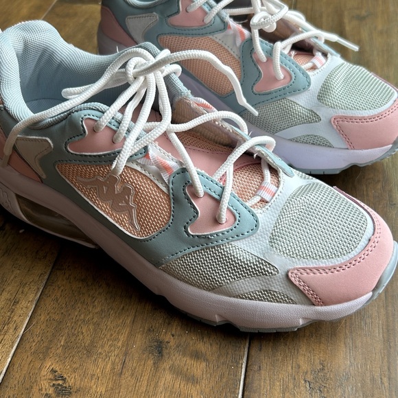 Kappa | Shoes | Kappa Pastel Pink And Blue Color Block Sneakers | Poshmark